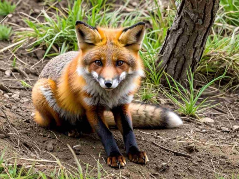 Cross Fox: A Fascinating Melanistic Variation of the Red Fox!