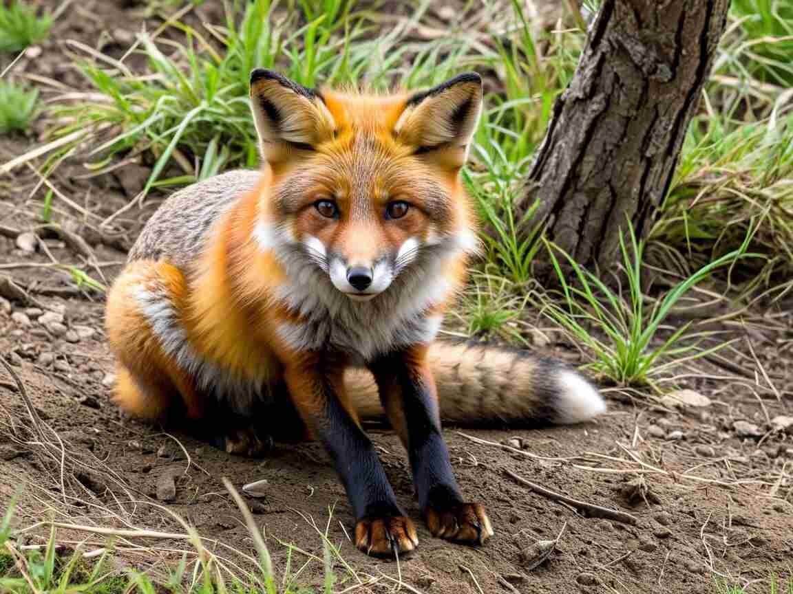 Cross Fox: A Fascinating Melanistic Variation of the Red Fox!